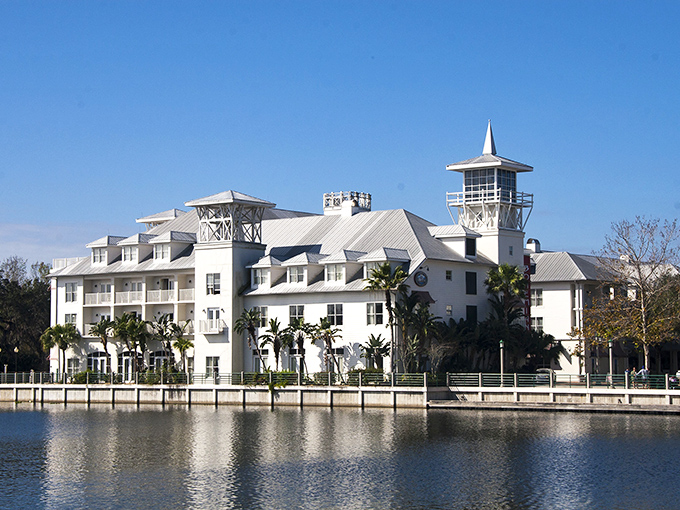 The Inn at Celebration combines lakeside luxury with architectural elegance &ndash; where even the building looks like it's on vacation.