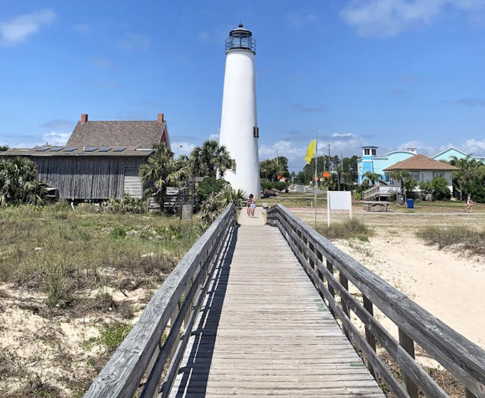 Standing sentinel: The historic Cape St. George Lighthouse has weathered storms and time, now offering visitors panoramic island views.