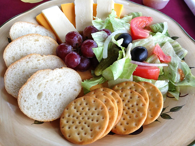 A symphony of flavors arranged with artistic precision &ndash; this plate proves that sometimes the best conversations start with "could you pass the cheese?"