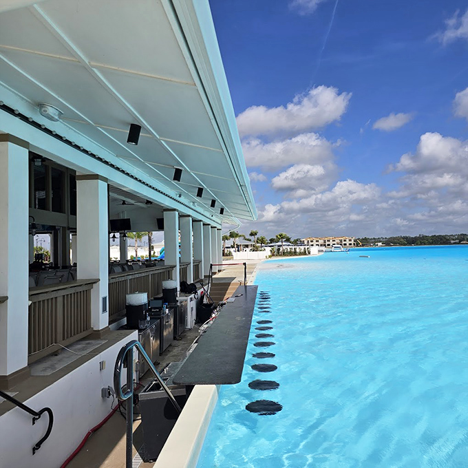 A bar that's swim-up adjacent&mdash;because cocktails taste better when you're partially pruned from water exposure.