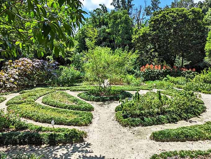 These perfectly trimmed hedges create a living maze that's way more fun than any corn field.