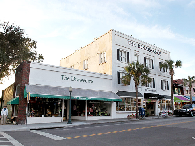 The Renaissance building in Mount Dora houses antique shops in a historic setting, making this town Florida's unofficial antique capital.