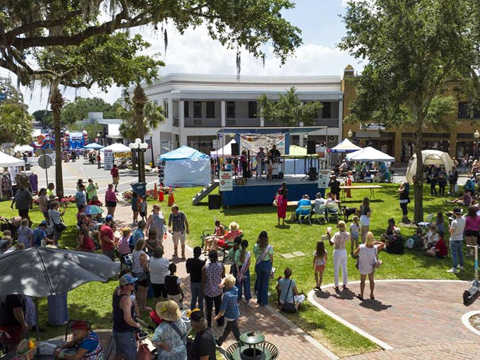 Downtown Sebring transforms into a soda lover's paradise during the annual festival, with tasting stations and vendors lining historic streets.