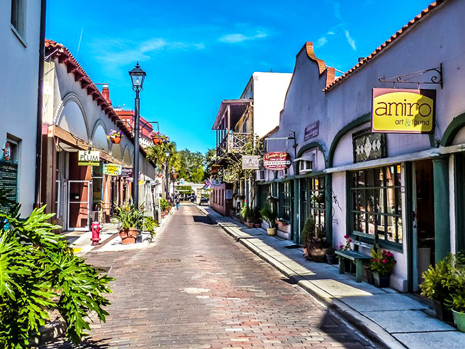 Local artists and galleries line the street like cultural ambassadors, each storefront offering unique treasures you won't find at any chain store.