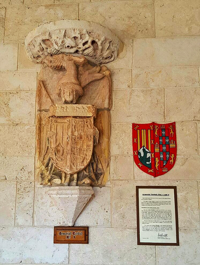 This carved stone corbel has been holding up walls since before Columbus set sail. Talk about job security!