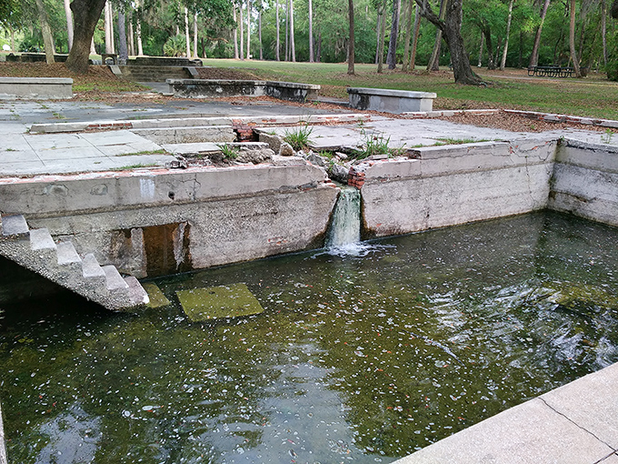 The healing waters still flow, their mineral content unchanged since they soothed the aching joints of America's aristocracy a century ago.