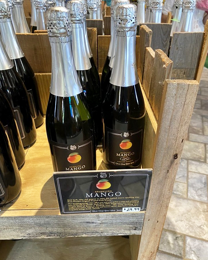 Sparkling Mango: This golden elixir in its elegant bottle looks like liquid sunshine &ndash; Florida's answer to mimosas and prosecco.