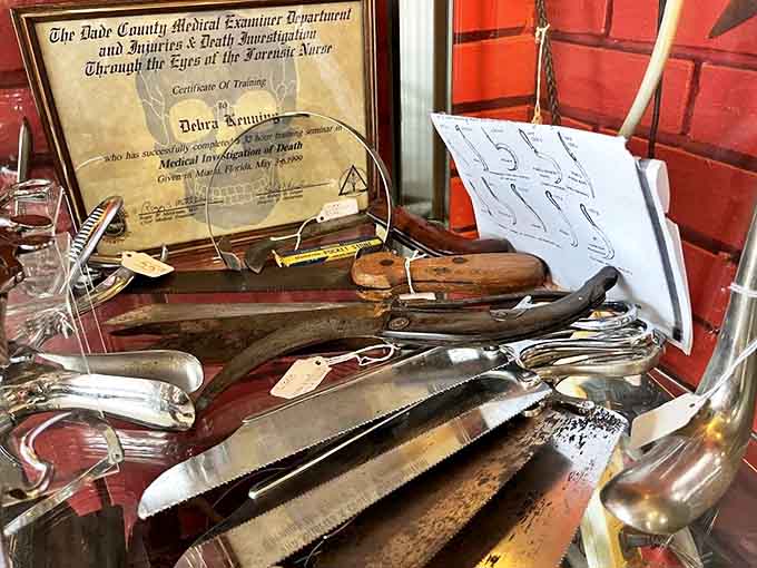 Antique medical instruments that make you grateful for modern medicine and anesthesia. "Just a little off the top" had different implications back then.