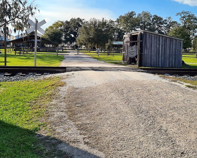 This humble gravel road once represented the main thoroughfare of commerce and communication for an entire community.