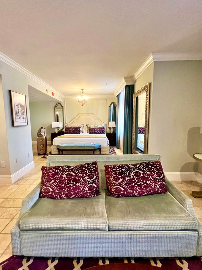 This junior suite doesn't just say "sweet dreams" &ndash; it practically sings a full lullaby complete with harmony and choreographed pillows.