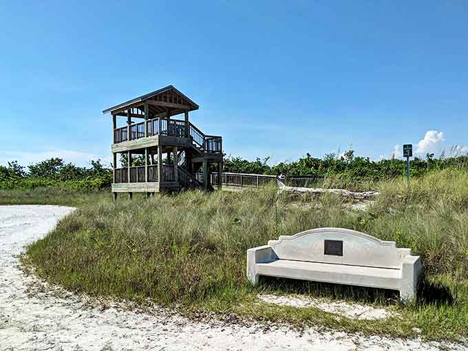 This rustic observation tower offers panoramic views that Instagram filters couldn't improve if they tried.