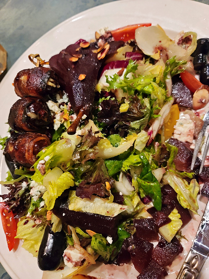 This blue cheese wedge salad with blackened chicken plays a delicious game of hot and cold &ndash; spicy meat meets cool crispness in perfect harmony.