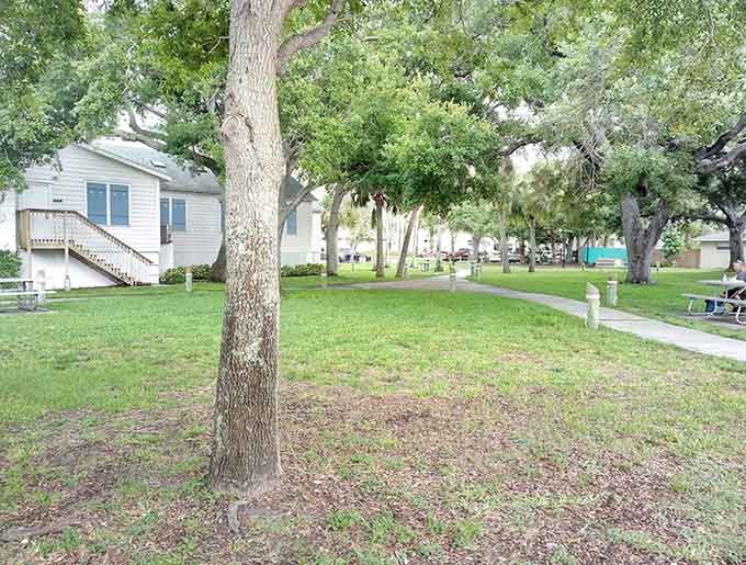 Expansive green spaces invite everything from Frisbee games to afternoon naps, accommodating whatever level of activity your energy permits.