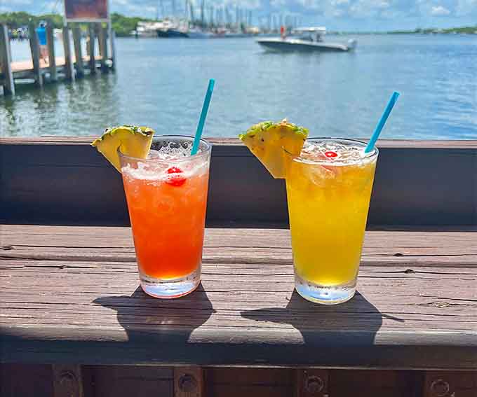 Tropical cocktails with fresh pineapple garnishes taste like vacation in a glass, umbrellas included for maximum island vibes.