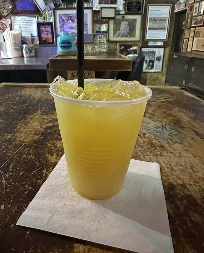 The legendary Bushwacker &ndash; part dessert, part cocktail, entirely dangerous in its delicious creamy blend that goes down way too easily.