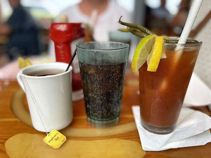 Drinks: Liquid vacation in glassware &ndash; where tea, soda, and something stronger coexist peacefully, much like the eclectic residents of Key West.