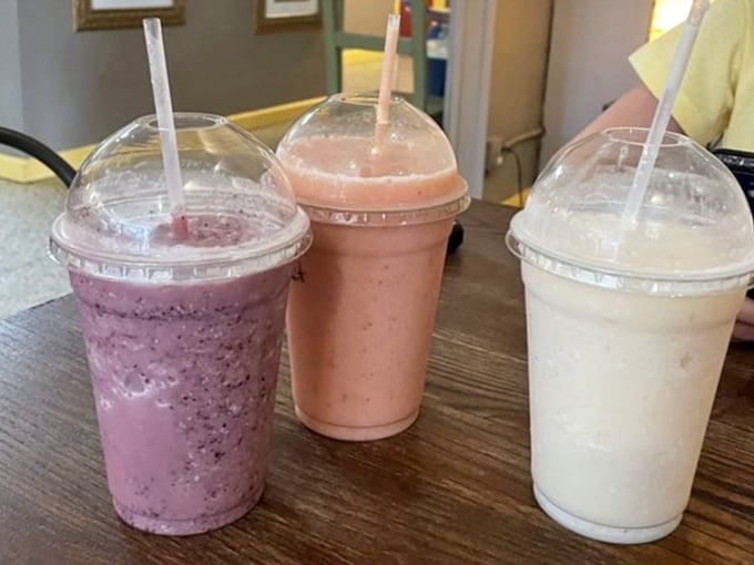 Smoothies in every color of the rainbow &ndash; fruit-packed refreshment that tastes like Florida sunshine in a cup.