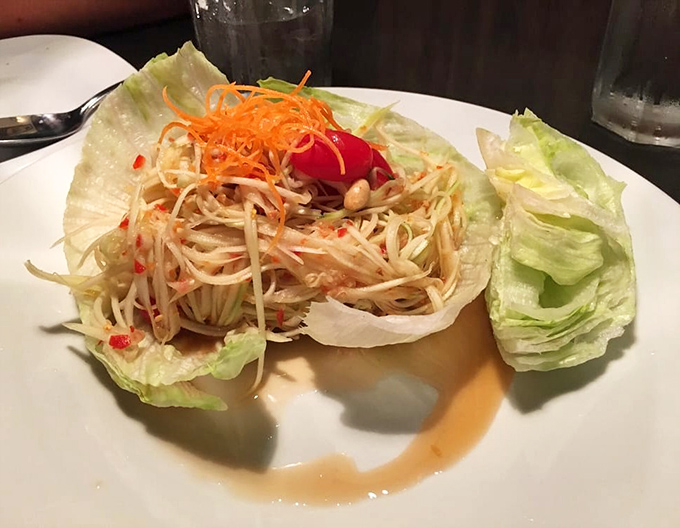 Crisp, tangy, and refreshing &ndash; this traditional Thai salad delivers the perfect balance of sweet, sour, and spicy notes.