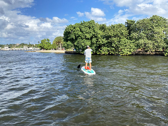 Paddleboarding the Intracoastal &ndash; where the workout feels more like meditation and mangroves provide nature's perfect backdrop for your Instagram story.