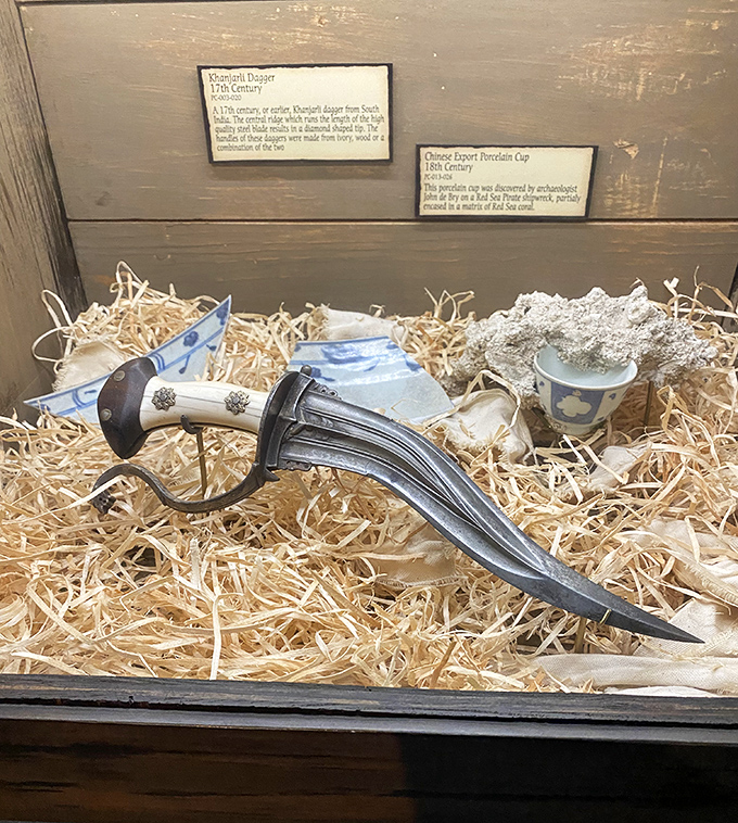 This ornate dagger wasn't just for show &ndash; its intricate handle and deadly blade balanced beauty with brutal efficiency.