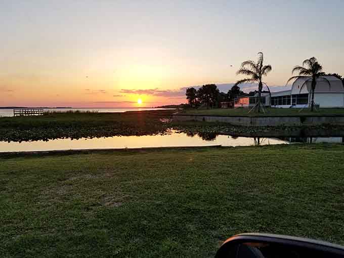Sunsets at Lake Marian don't just happen, they perform, turning the sky into a masterpiece that makes you understand why people used to worship the sun.