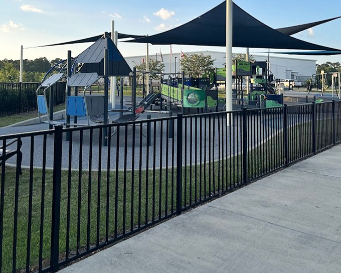 Legacy Park provides a modern gathering space where families create memories against a backdrop of Florida's natural beauty.