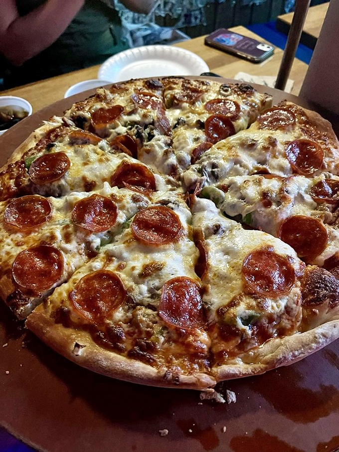 When a pizza earns the name "Meathead," it's not making empty promises – this carnivore's delight delivers a protein punch that satisfies primal cravings.