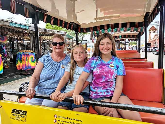 Families create multi-generational memories aboard the train, proving history lessons can actually be fun.