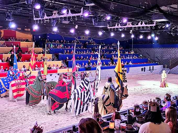 Knights in vibrant regalia parade before the audience &ndash; part athletes, part actors, and entirely committed to making you believe in medieval pageantry.