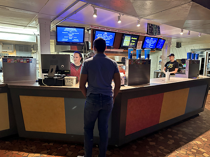 Friendly counter service adds to the nostalgic charm &ndash; where conversations between strangers often lead to shared drive-in memories.