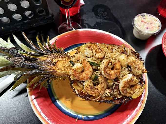 Caribbean seafood rice brings tropical flavors to your table, loaded with ocean treasures in every colorful bite.