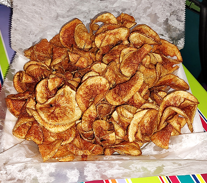 These homemade chips emerge from the kitchen with that perfect amber hue &ndash; crunchy testaments to the power of simplicity done right.