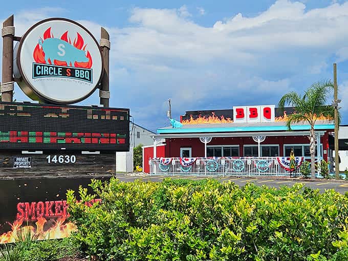 Circle S BBQ's barn-style building rounds up flavors from across the barbecue world into one delicious menu.