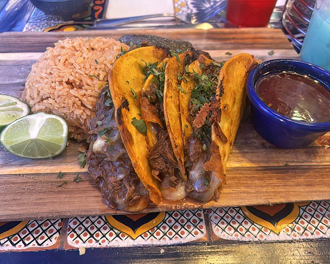 Quesadbirrias combine the best of quesadillas and birria tacos&mdash;crispy, cheesy, and perfect for dipping in that rich consomm&eacute;.