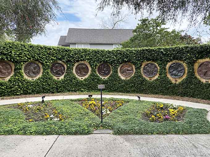 The Stations of the Cross get the artistic treatment, turning religious devotion into a masterclass in sculptural storytelling.