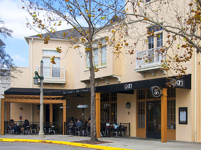 Ari Sushi's welcoming fa&ccedil;ade promises culinary adventures that transport diners from Florida to Japan faster than any plane.