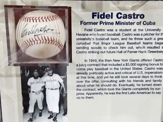Fidel Castro's signed baseball proves that before politics, there was baseball, and sometimes life takes unexpected turns.
