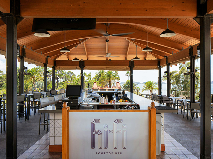 Hi-Fi Rooftop Bar serves up panoramic views alongside craft cocktails, making sunset an event worth celebrating.