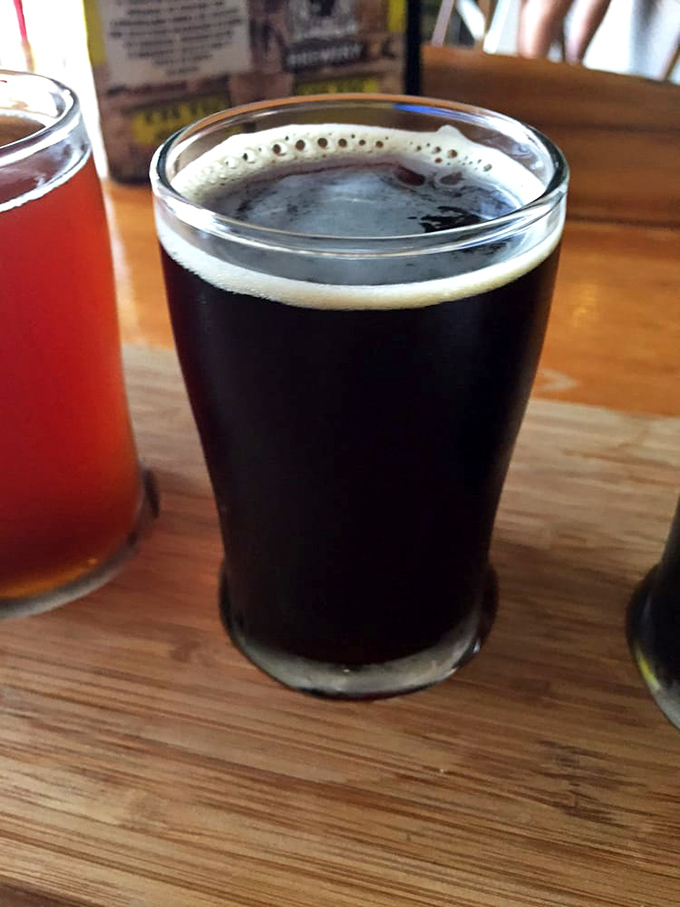 Darkness you can drink &ndash; this velvety stout offers coffee notes and a silky mouthfeel that makes you want to sip slowly and contemplate life's mysteries.
