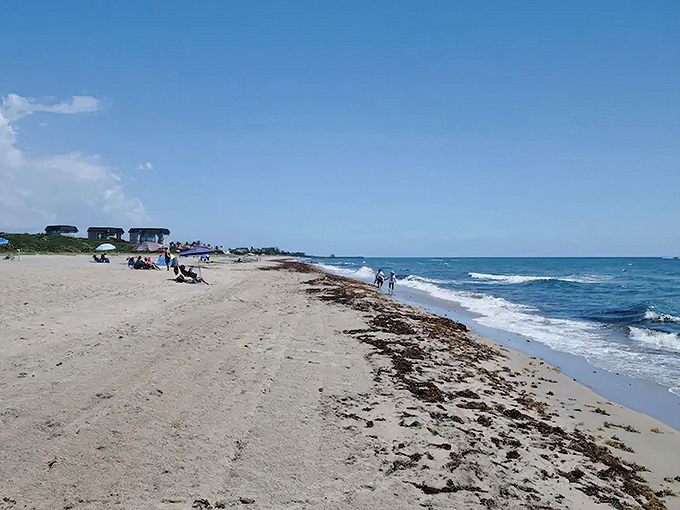 Oceanfront Park Beach offers that perfect blend of natural beauty and just enough amenities to make a day on the sand completely carefree.