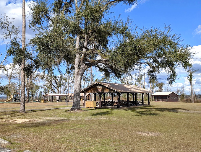 This picnic pavilion transforms ordinary sandwiches into gourmet experiences &ndash; it's amazing what a million-dollar view can do for lunch.
