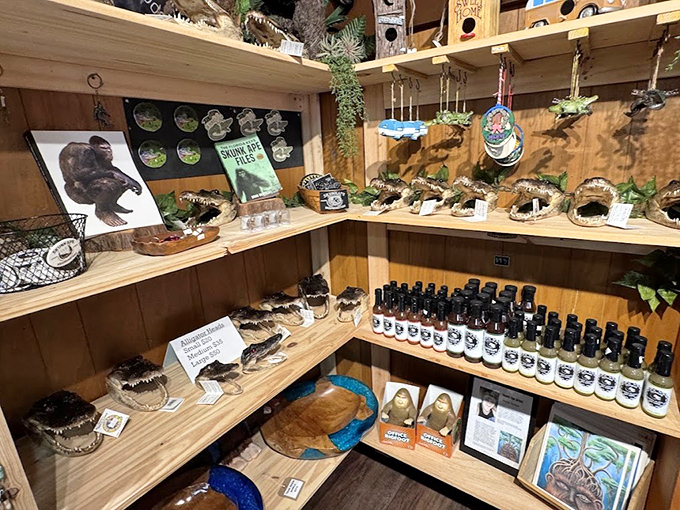 Skunk Ape souvenirs range from the scientific to the silly &ndash; take home a piece of Florida folklore that's guaranteed to start conversations.