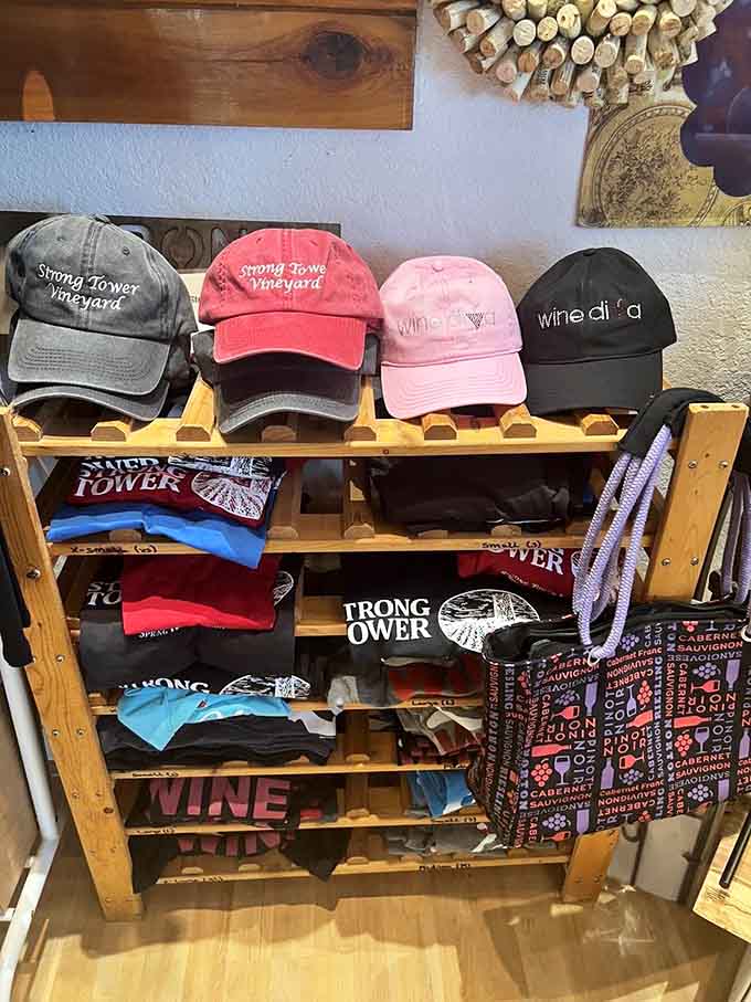 Take home a hat or shirt to prove you've discovered one of Florida's best-kept viticultural secrets.