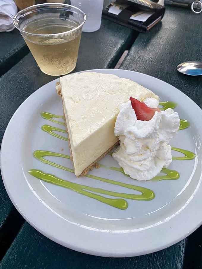 Key lime pie arrives tart and creamy, tasting like Florida decided to become dessert and nailed it on the first try.