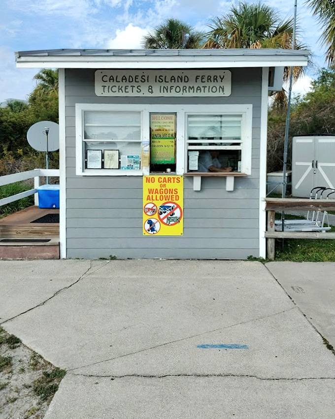 Island admission tickets sold here &ndash; possibly the best value in Florida that doesn't involve early bird specials or all-you-can-eat buffets.