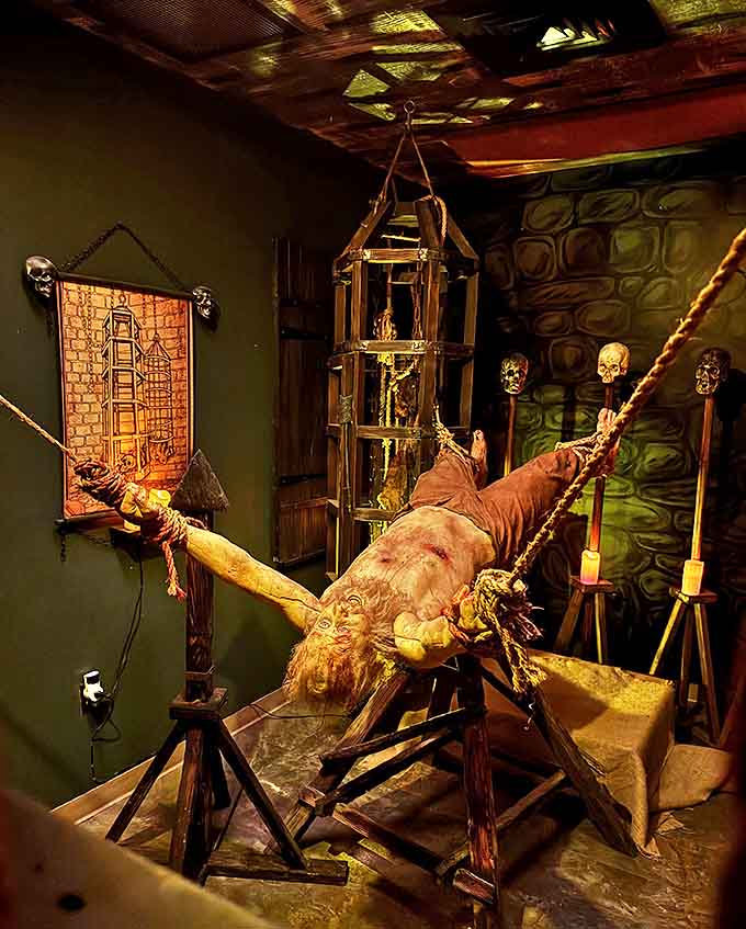 The medieval rack: history's most extreme stretching routine with zero health benefits. No yoga instructor would ever recommend this position.