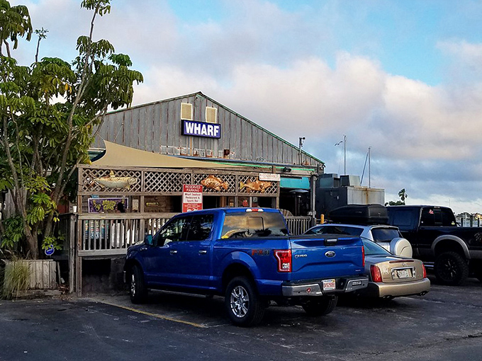 The Wharf Restaurant serves up fresh seafood with a side of waterfront views that make everything taste even better.