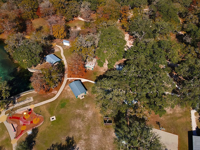 Bird's eye view of paradise &ndash; even the drones get excited when they fly over this natural wonderland.