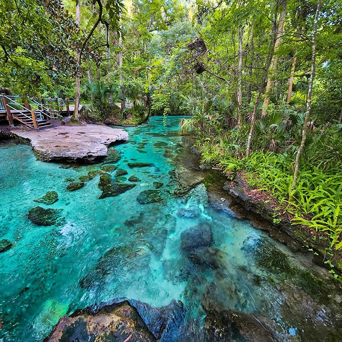 Water so clear it seems almost invisible &ndash; until you notice the kaleidoscope of blues revealing an underwater paradise.