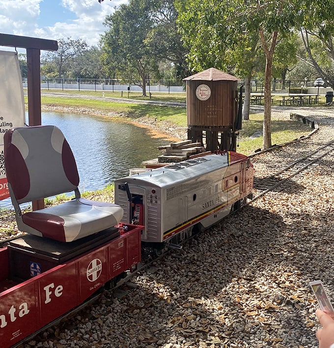 All the engineering marvel of a full-sized locomotive, just shrunk down to rideable size. These miniature trains are mechanical marvels that inspire wonder.